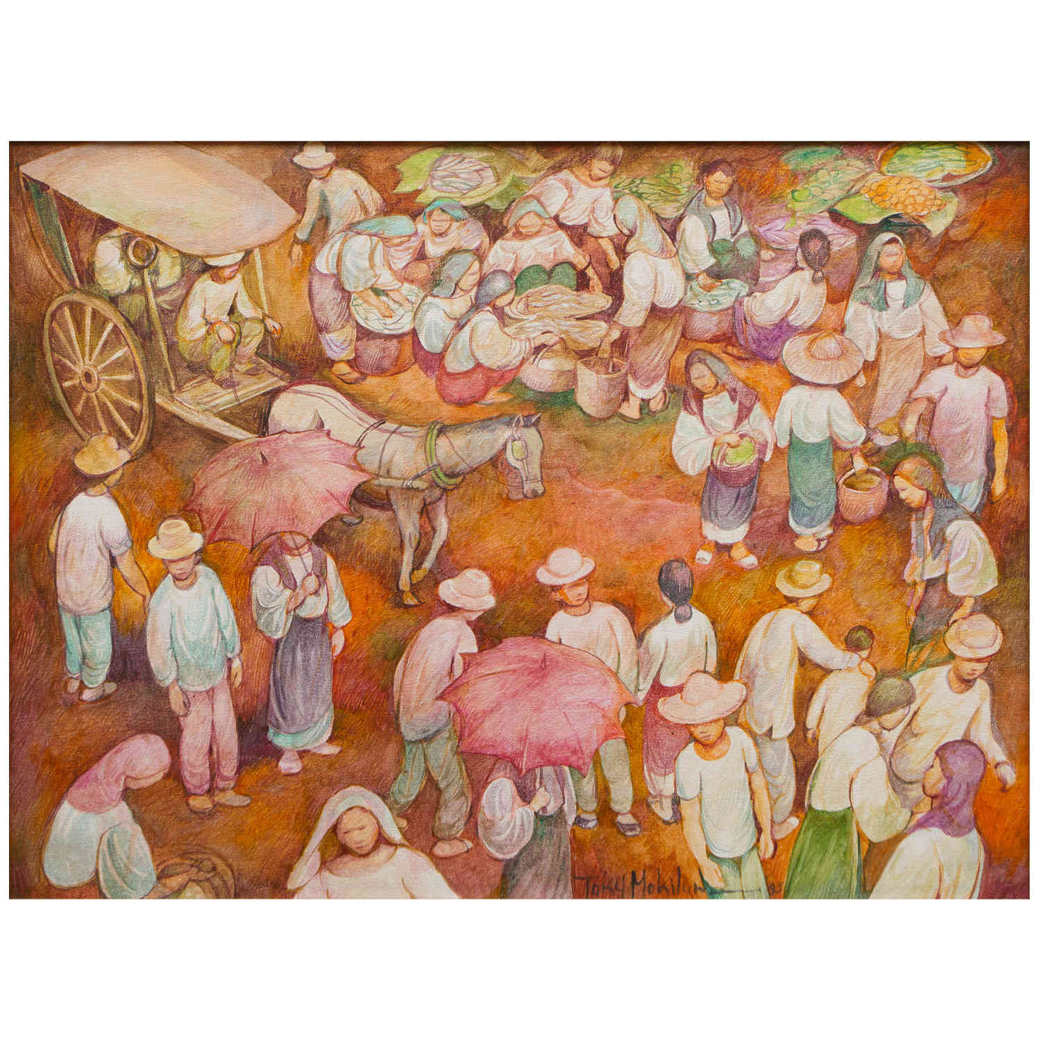 Antonio Mahilum - Untitled (Market)