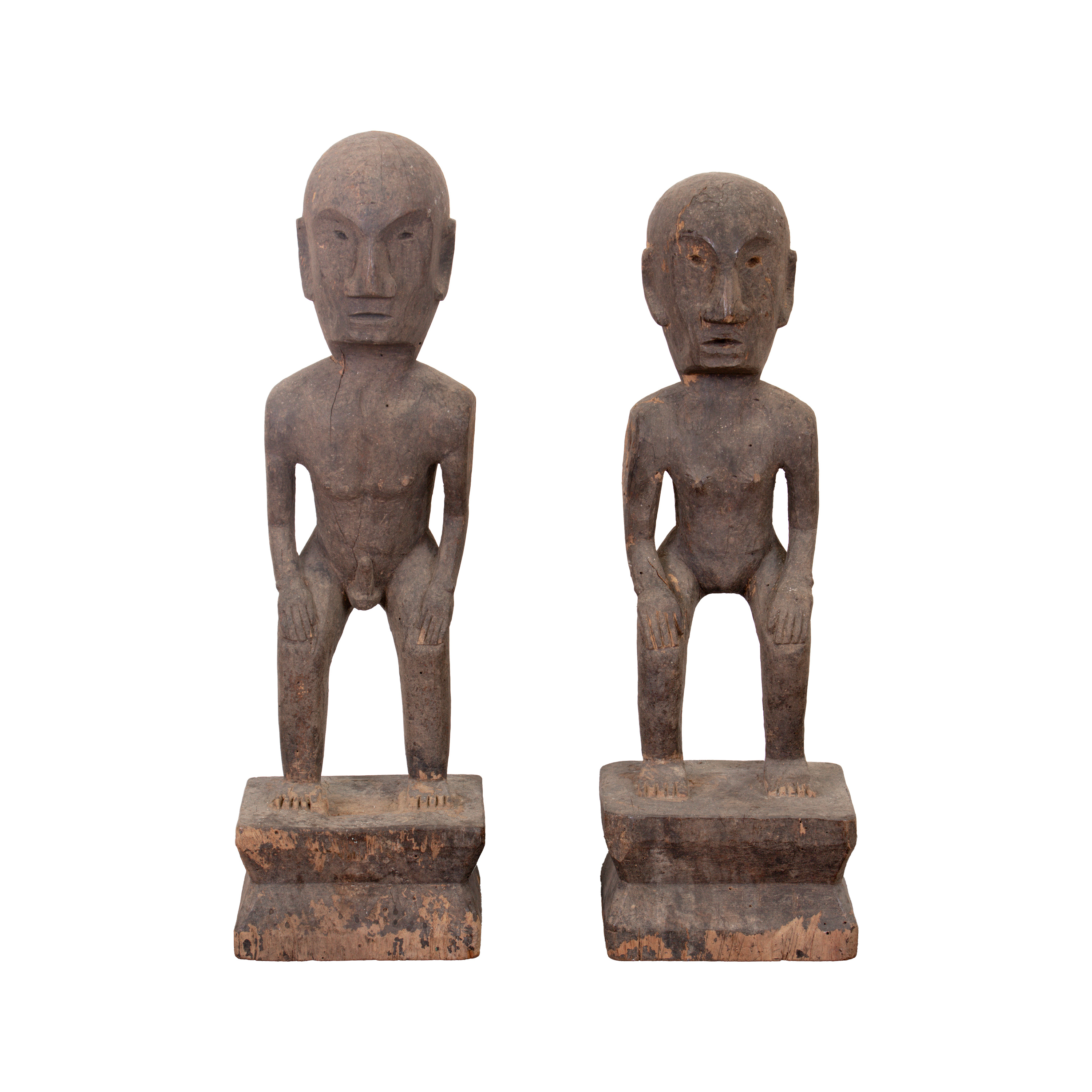 - An important early archetypal standing Hapao bulul couple