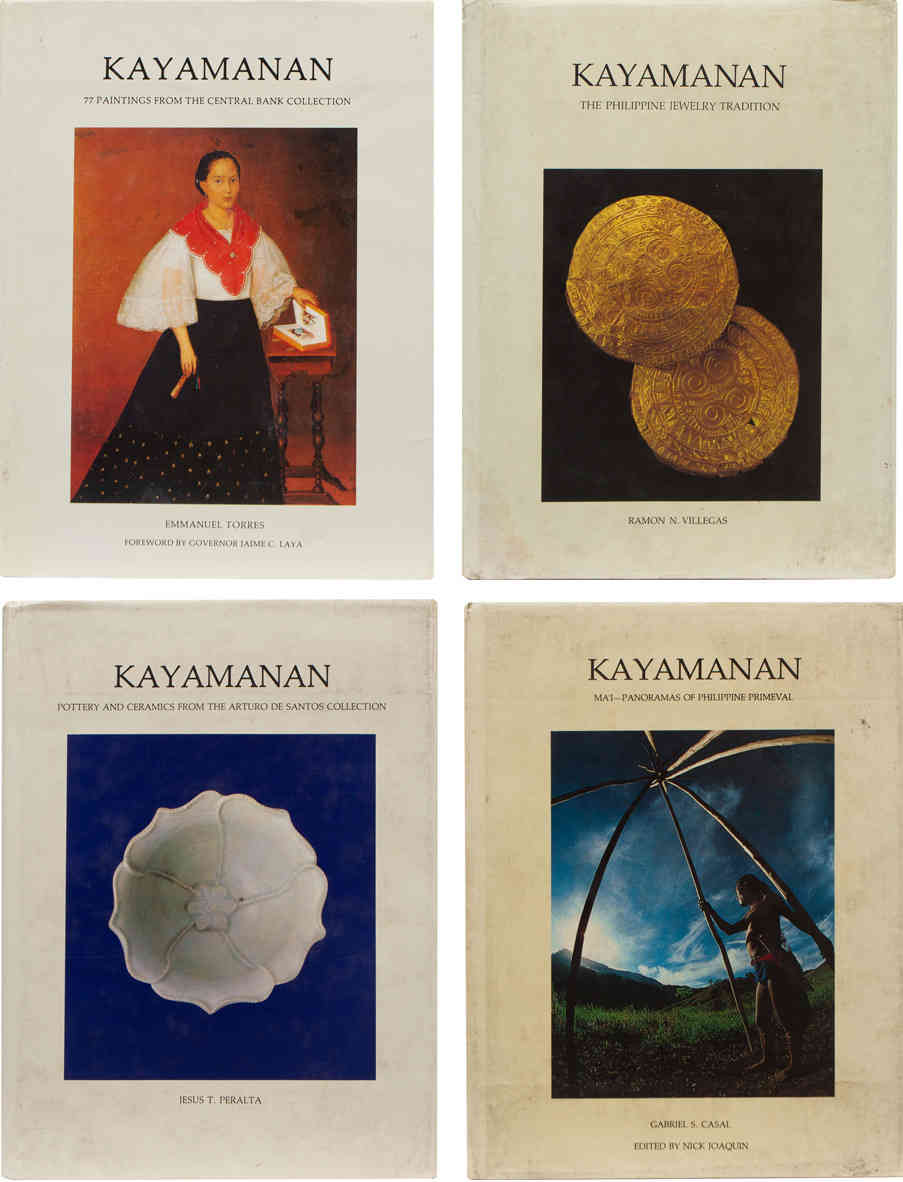 A lot of four Kayamanan books