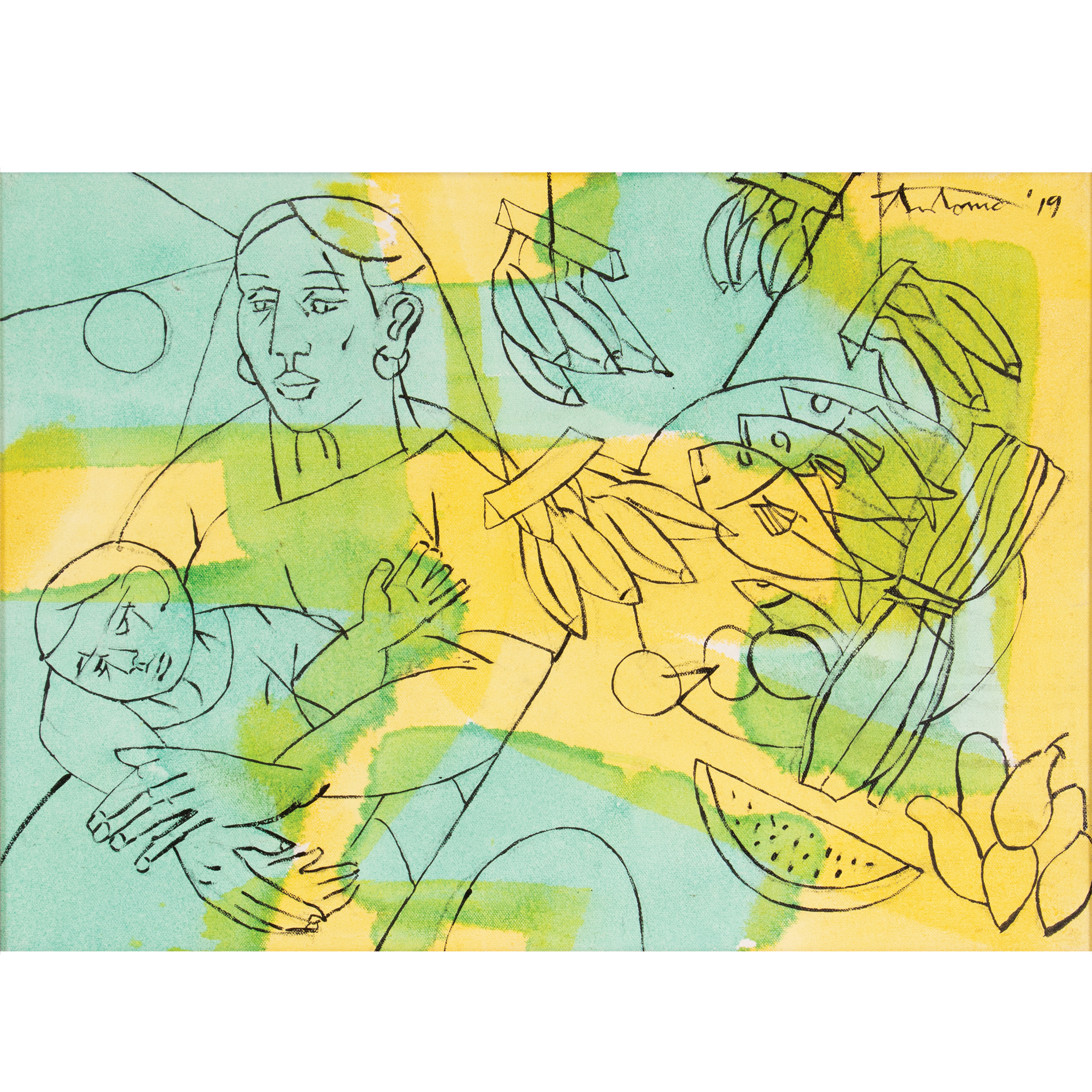 Angelito Antonio (b.1936) - Mag-Ina