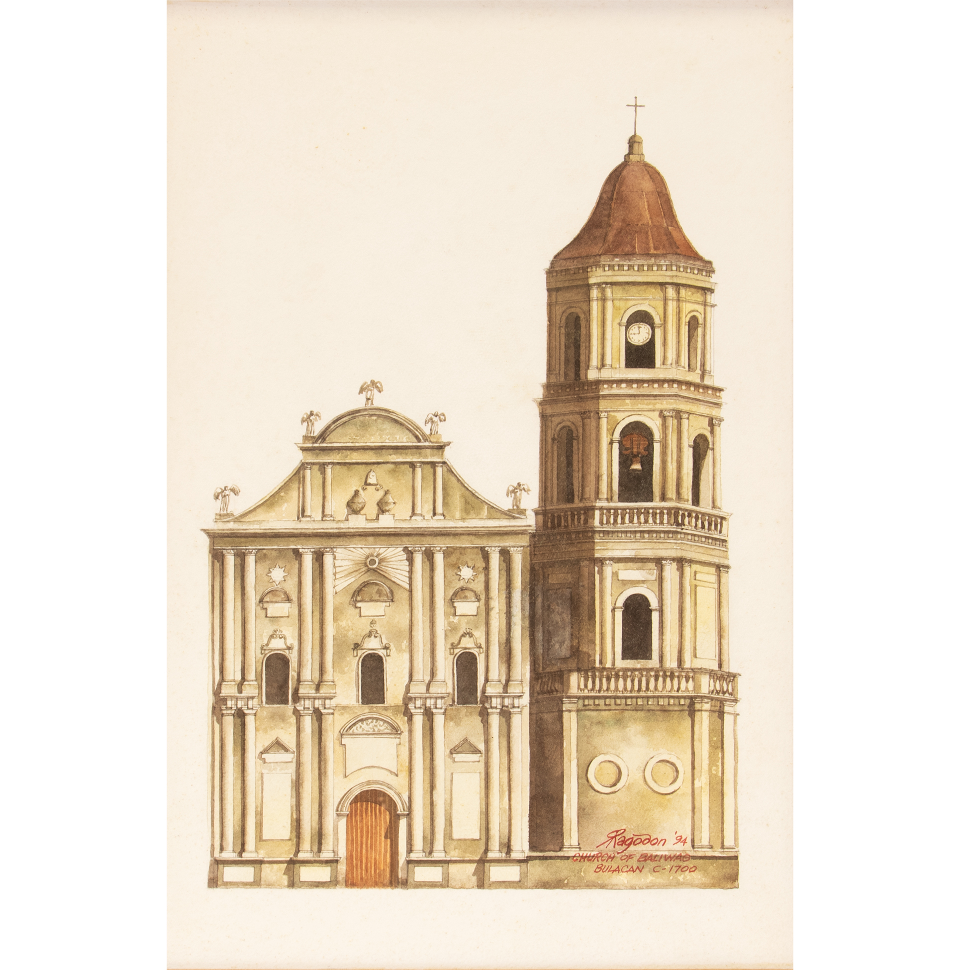 Rodolfo Ragodon (1929 - 2001) - Church of Baliwag, Bulacan 1700