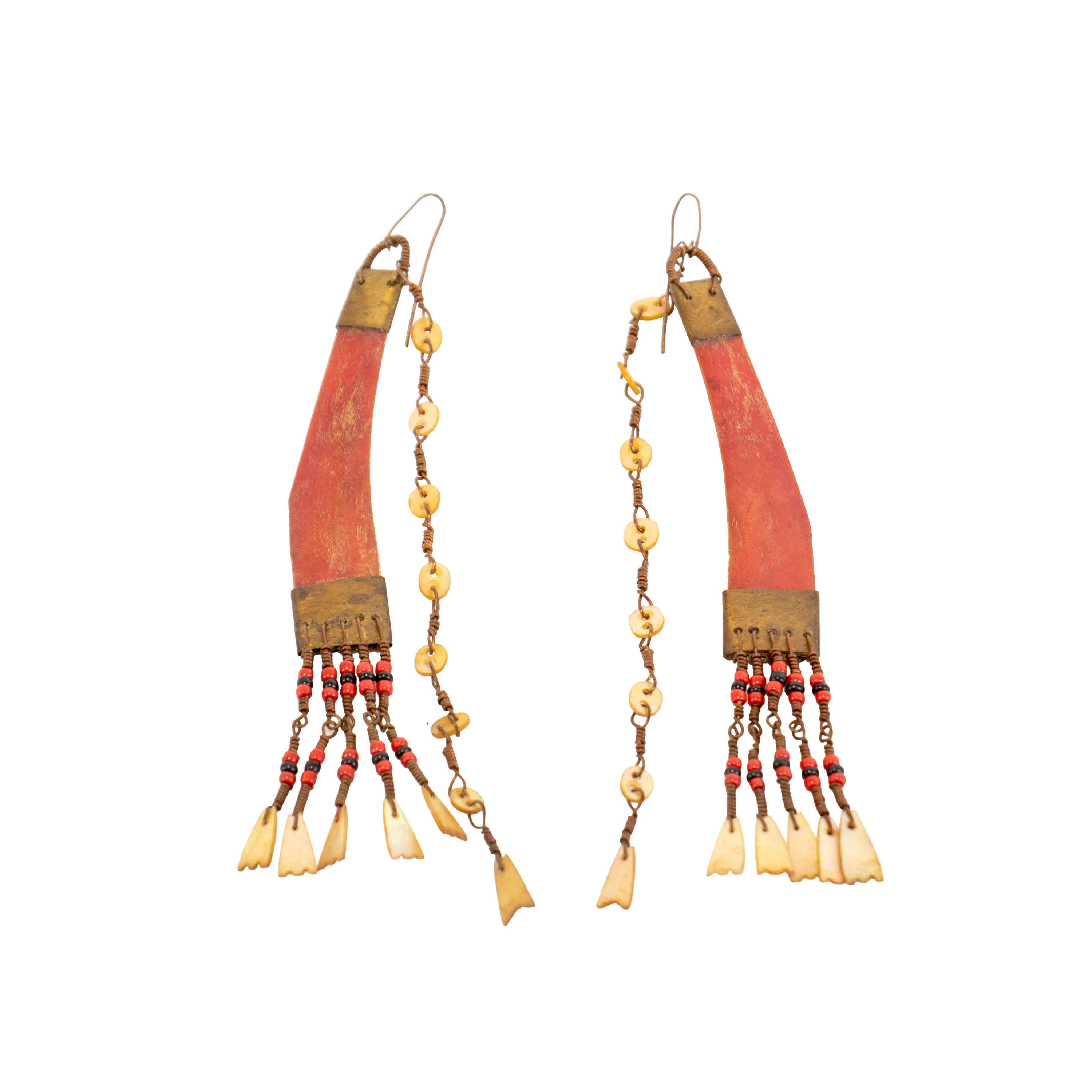- A pair of Ilongot earrings