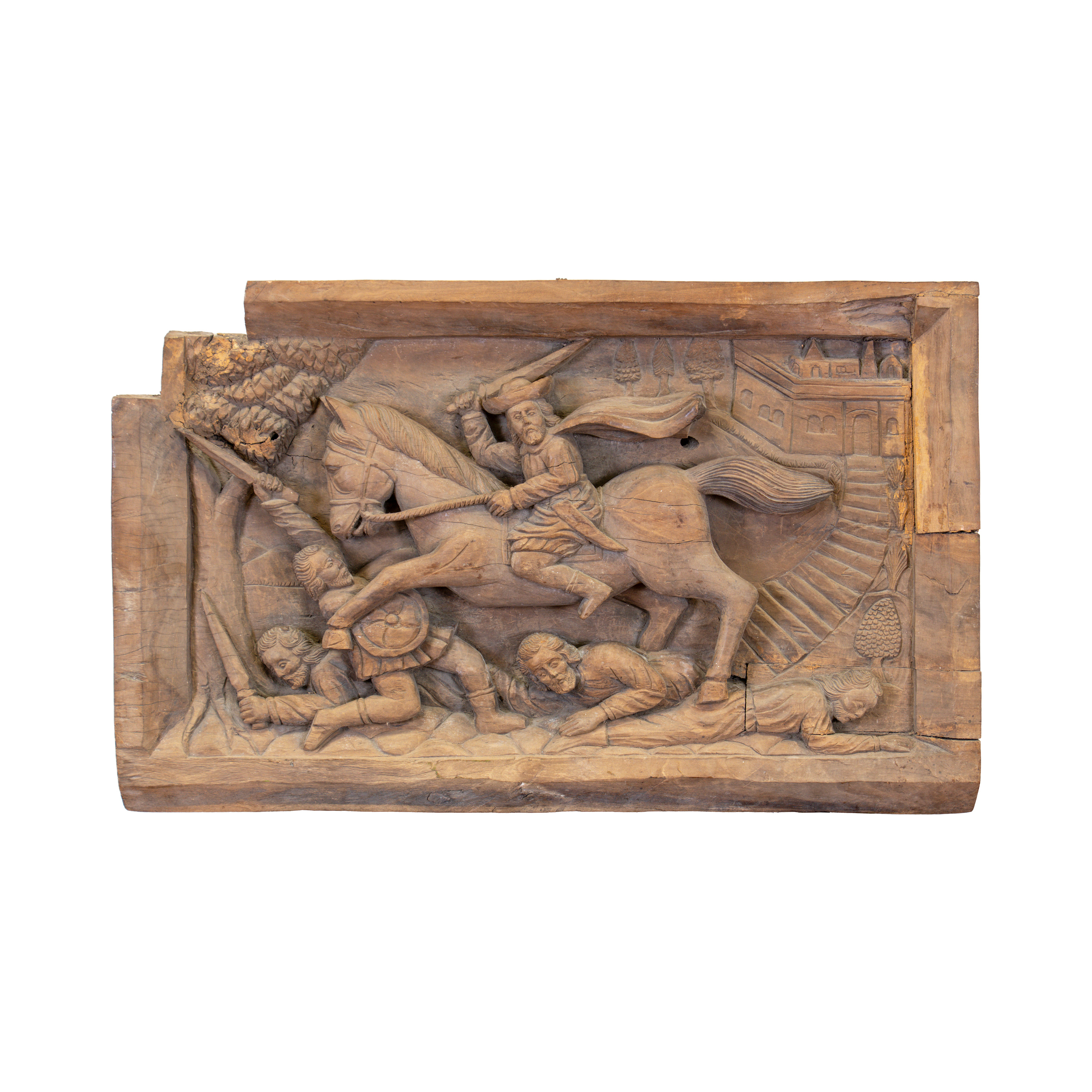 - A ‘San Santiago Matamoros’ alto-relieve or high relief
