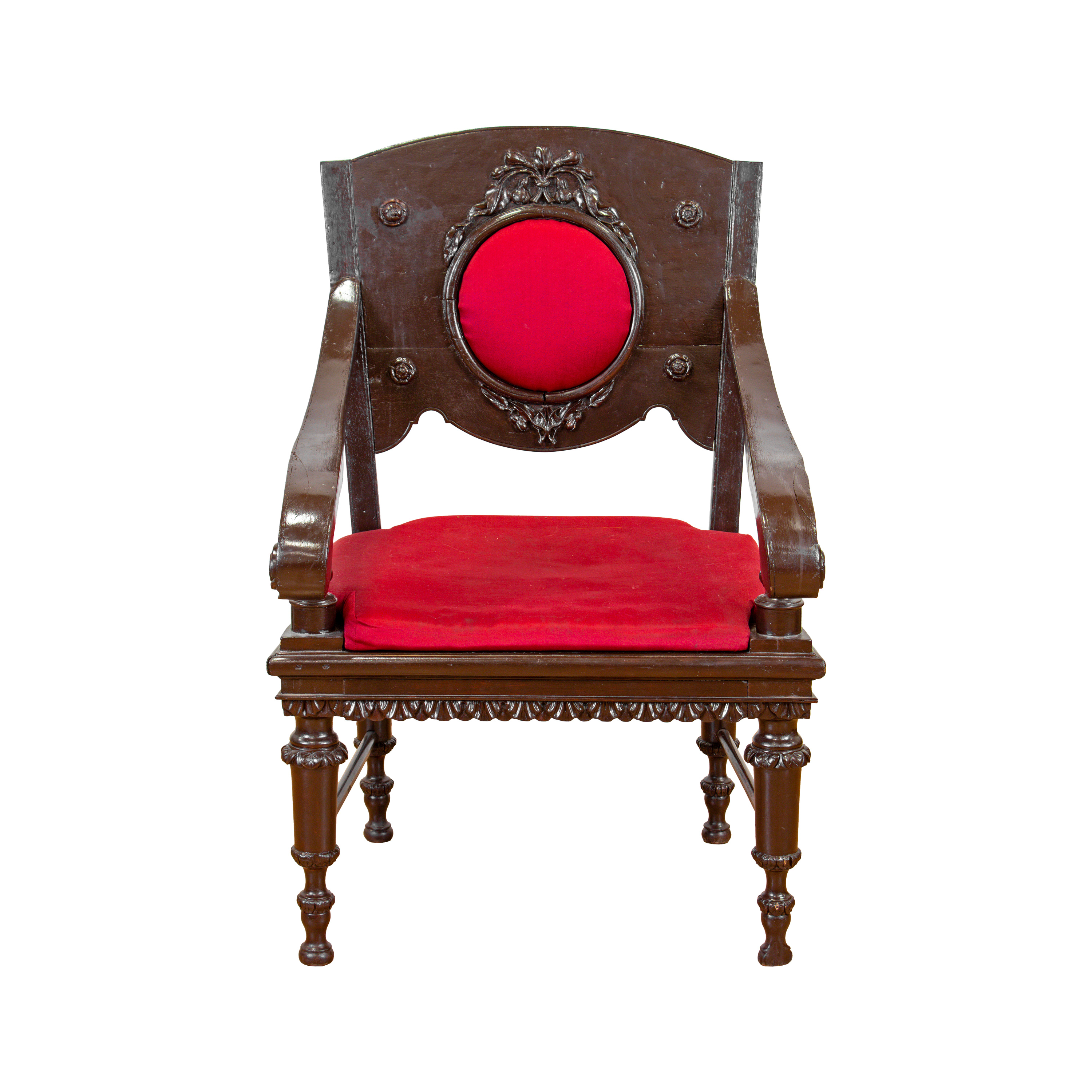 - A Renaissance Revival bishop’s chair