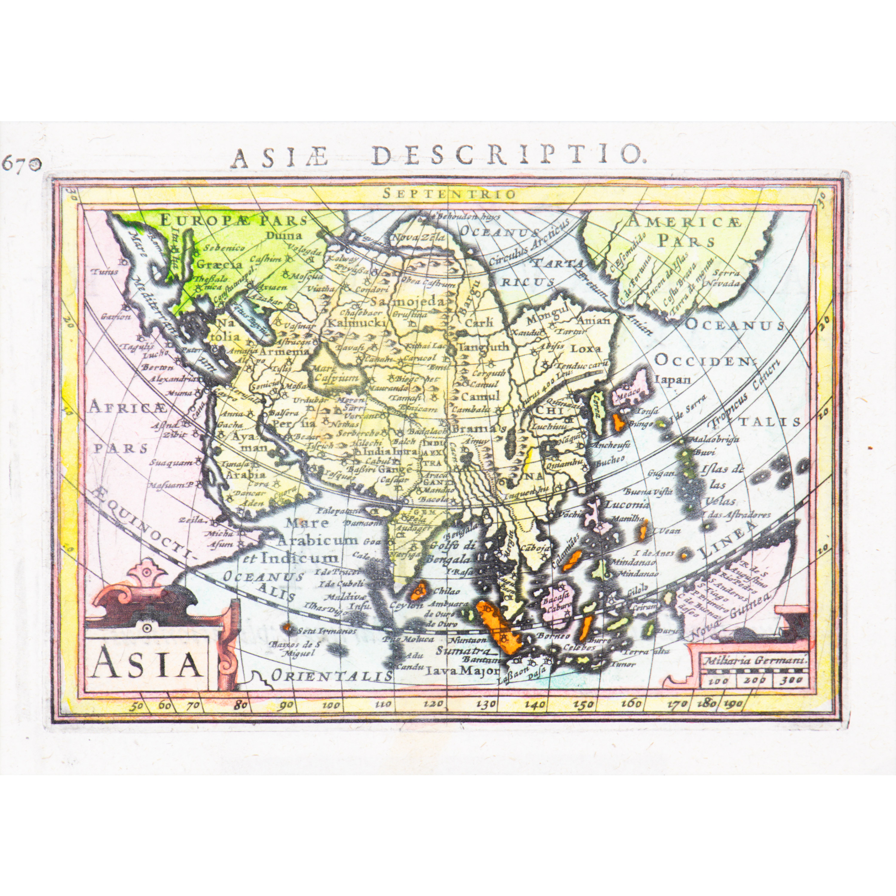 Petrus Bertius (1565 - 1629) - Asia