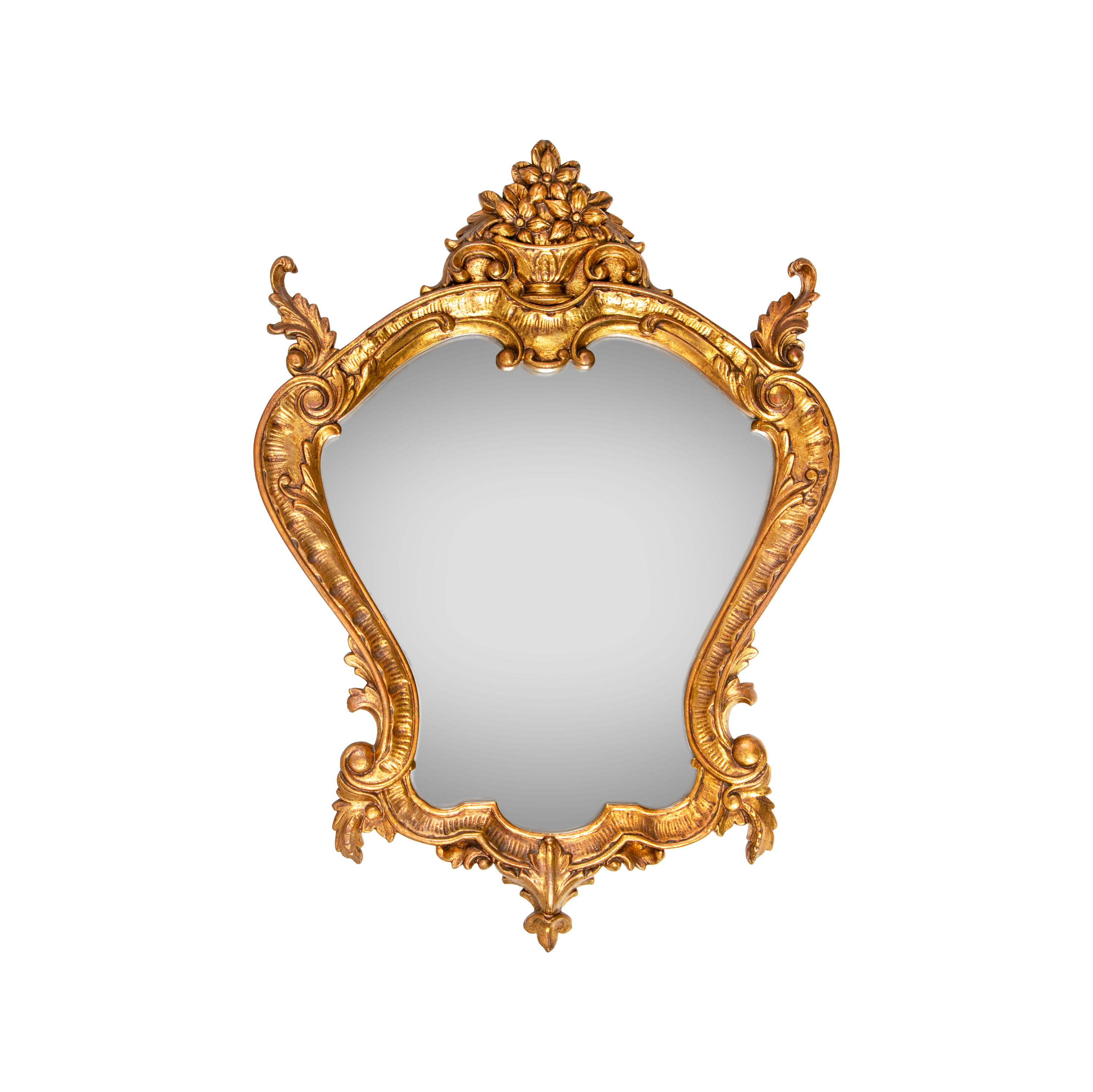 - A baroque style mirror