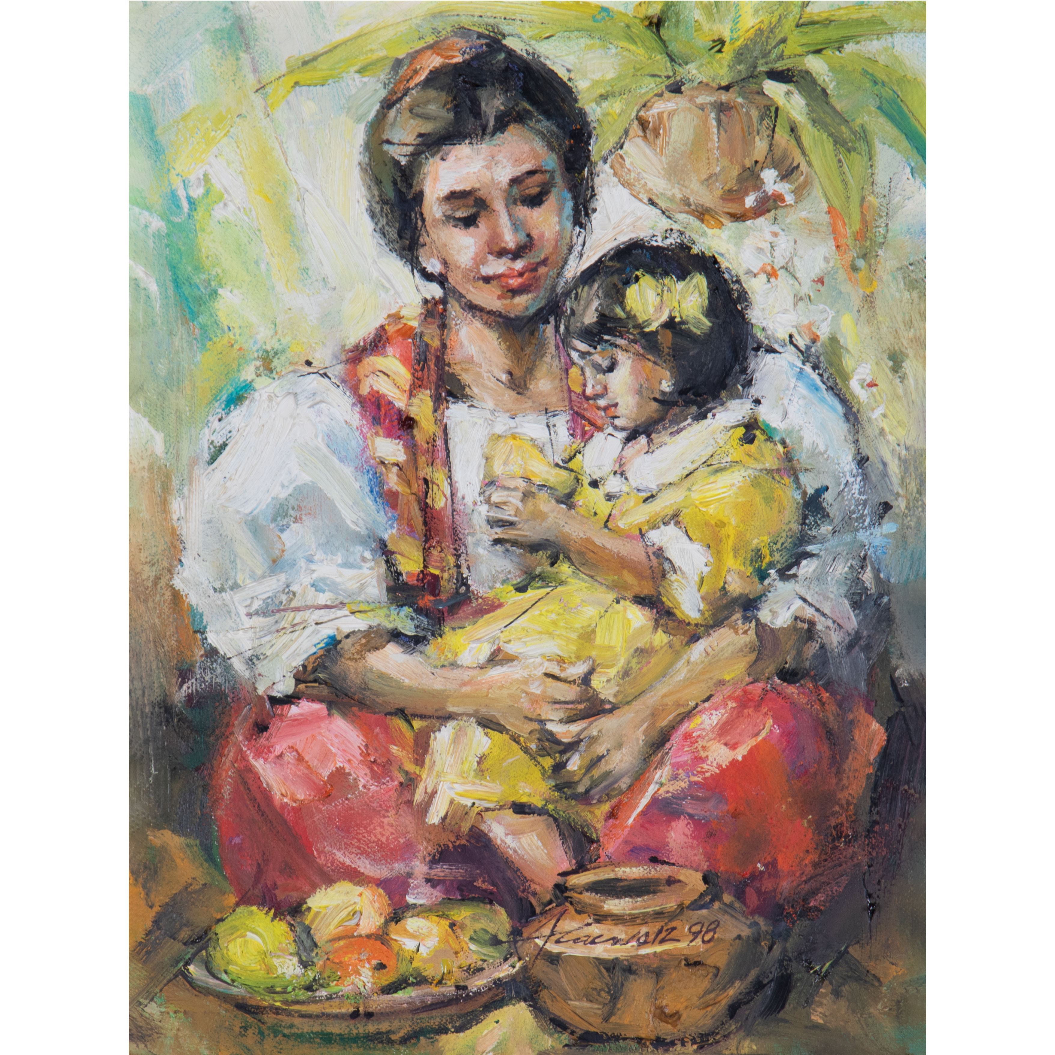 Angel Cacnio (1931 - 2021) - Mag-Ina sa Hardin