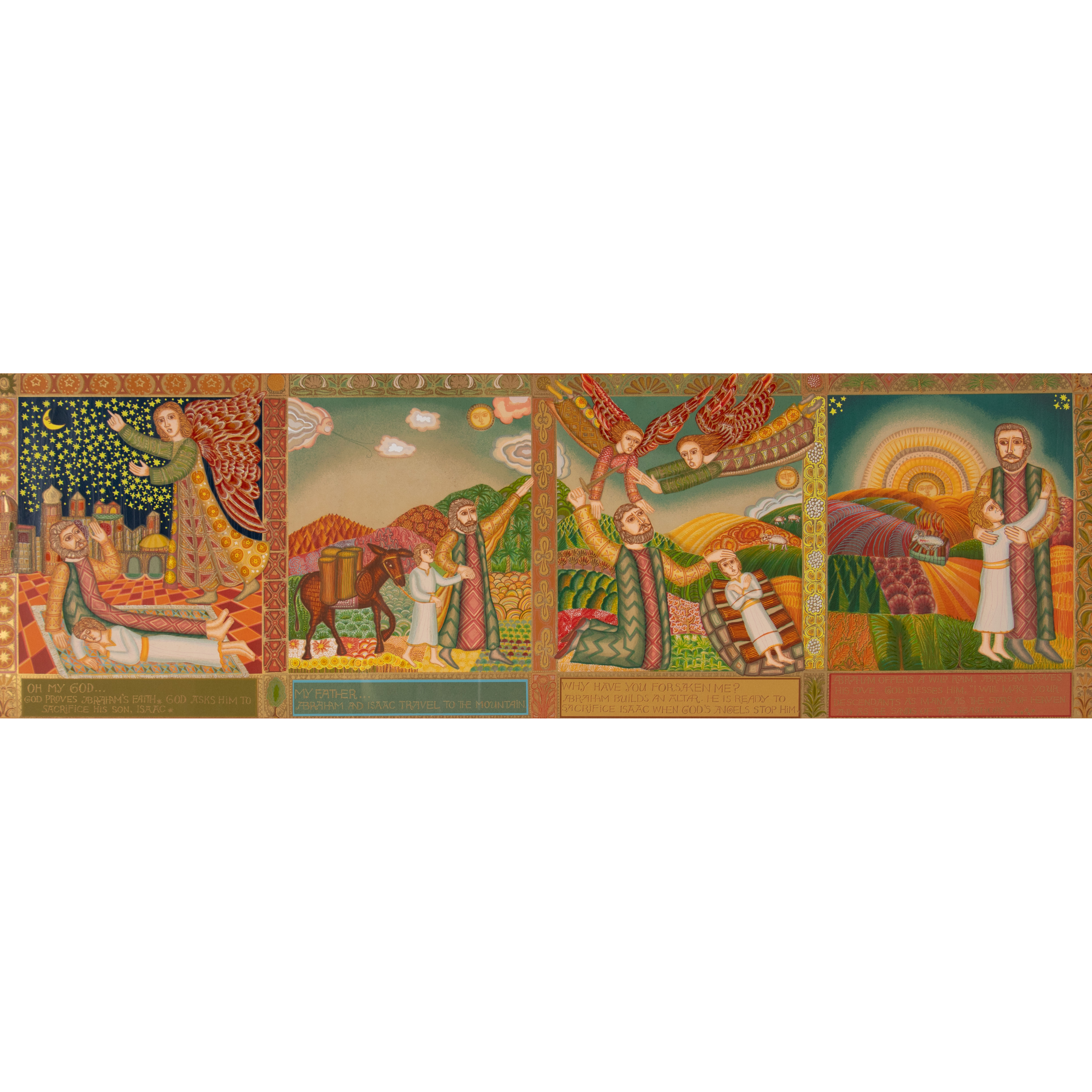 John August Swanson (1938 - 2021) - Abraham and Isaac