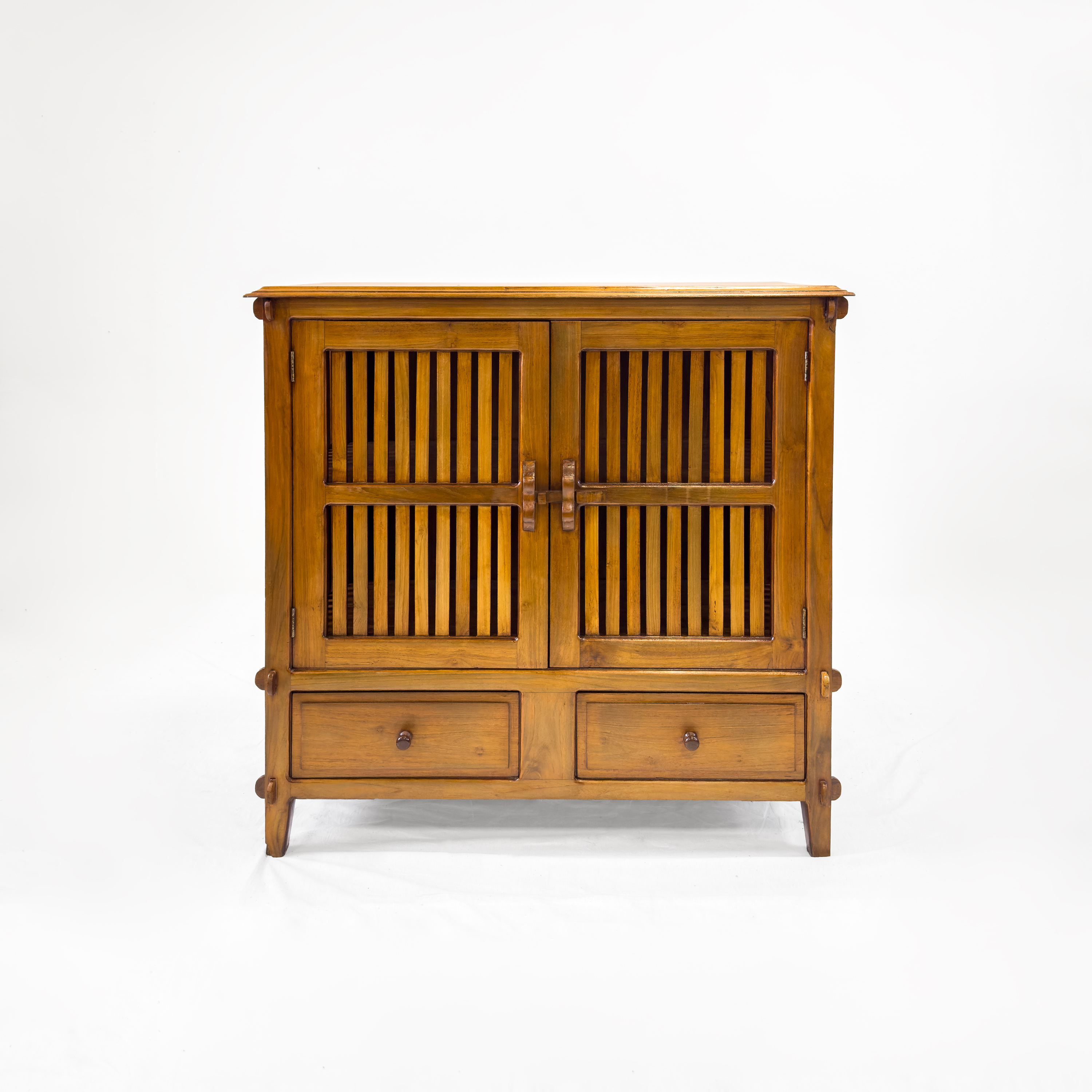 - A slatted paminggalan or pantry cabinet with Chinese style latch door ...