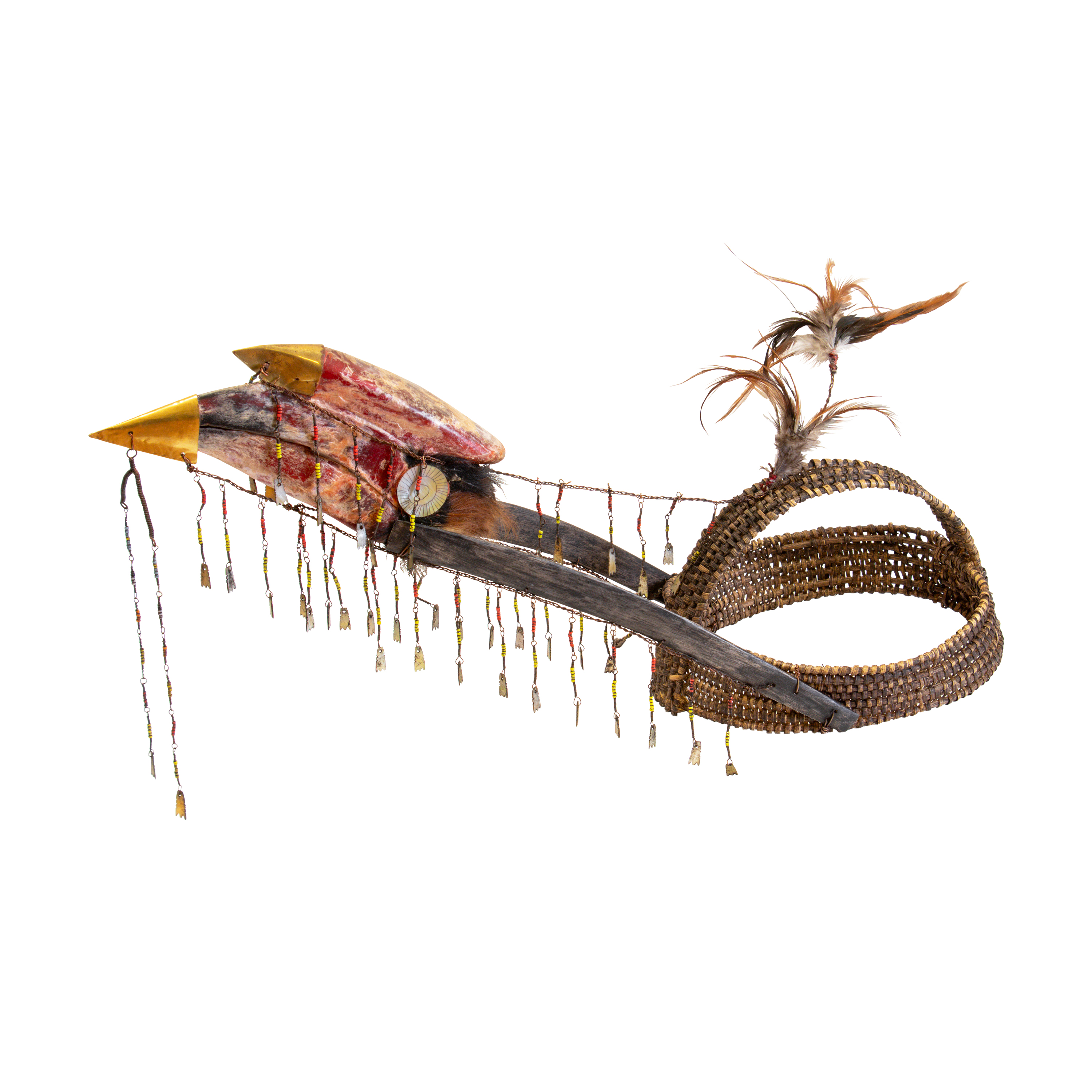 - An Ilongot/Bugkalot warrior hornbill headdress