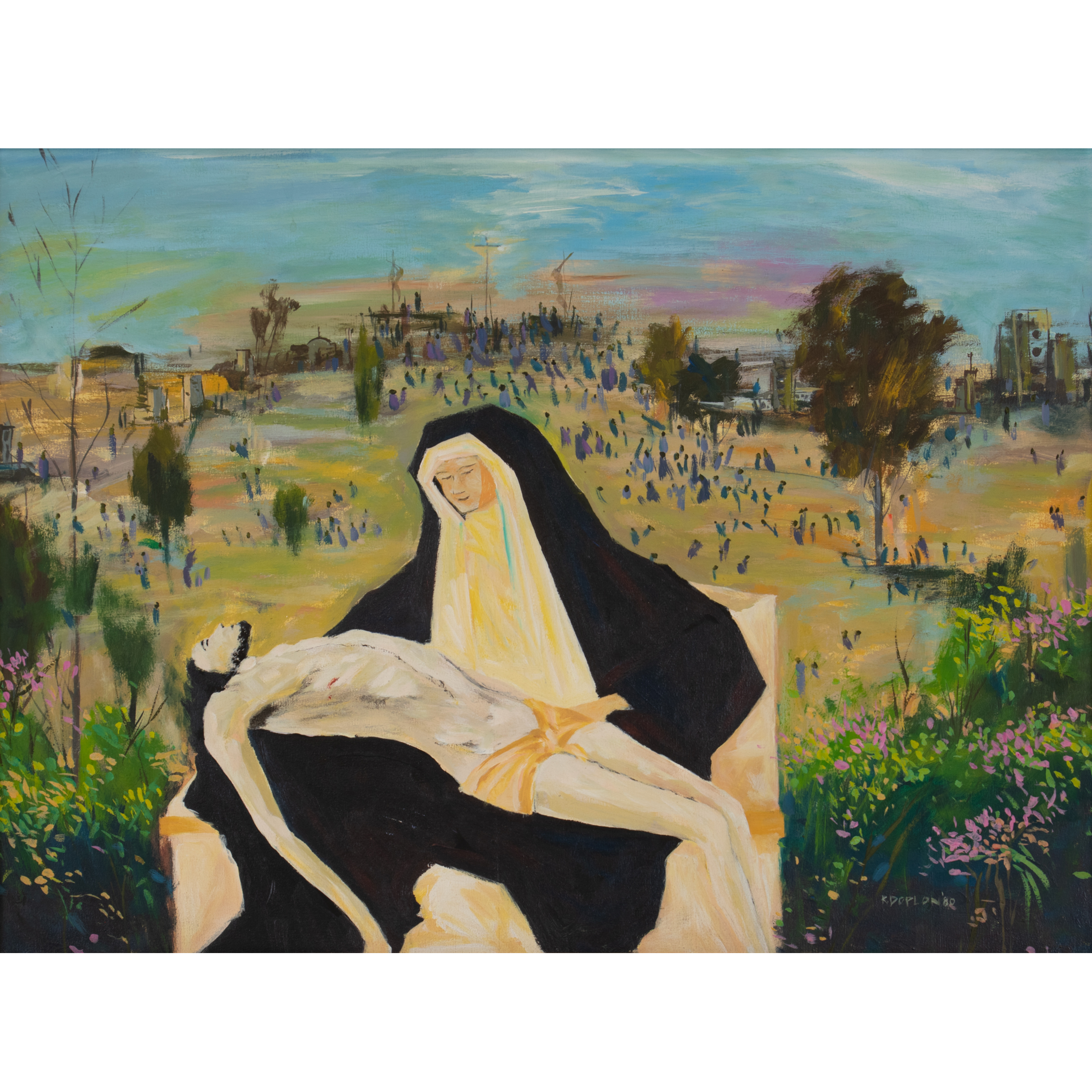 Ramon Doplon (b. 1953) - Untitled (Pieta)