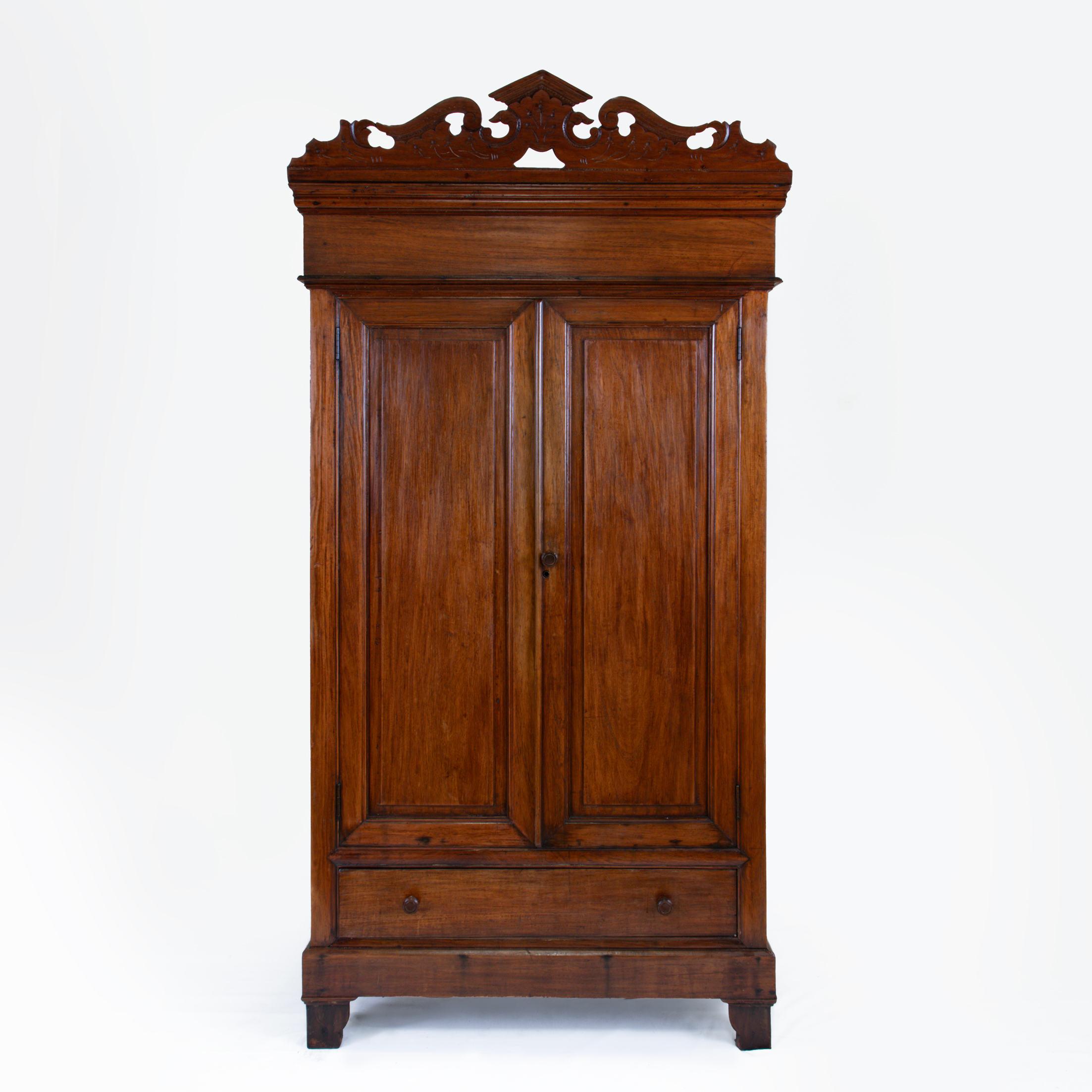 - An outstanding tambol aparador with pierce carved crown and raised ...