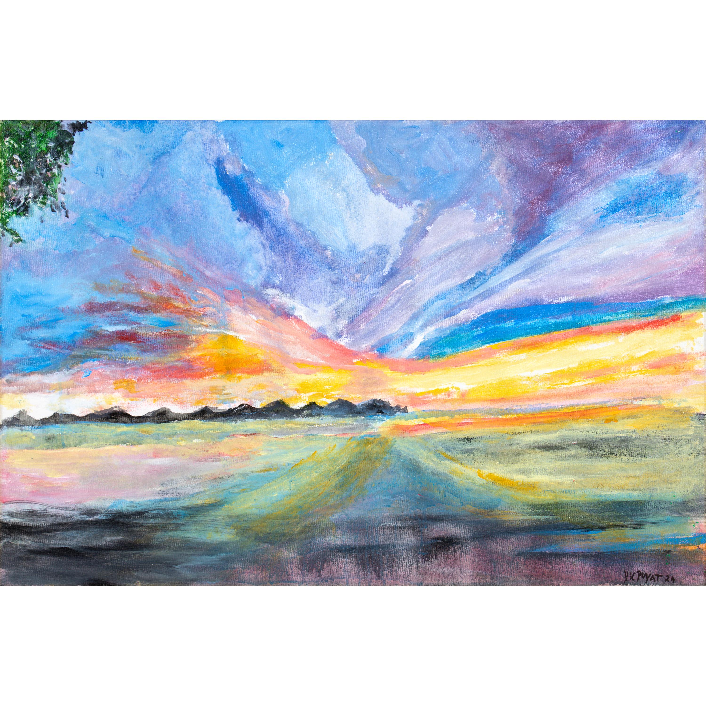 Victor G. Puyat (b. 1940) - Extravagant Sunset