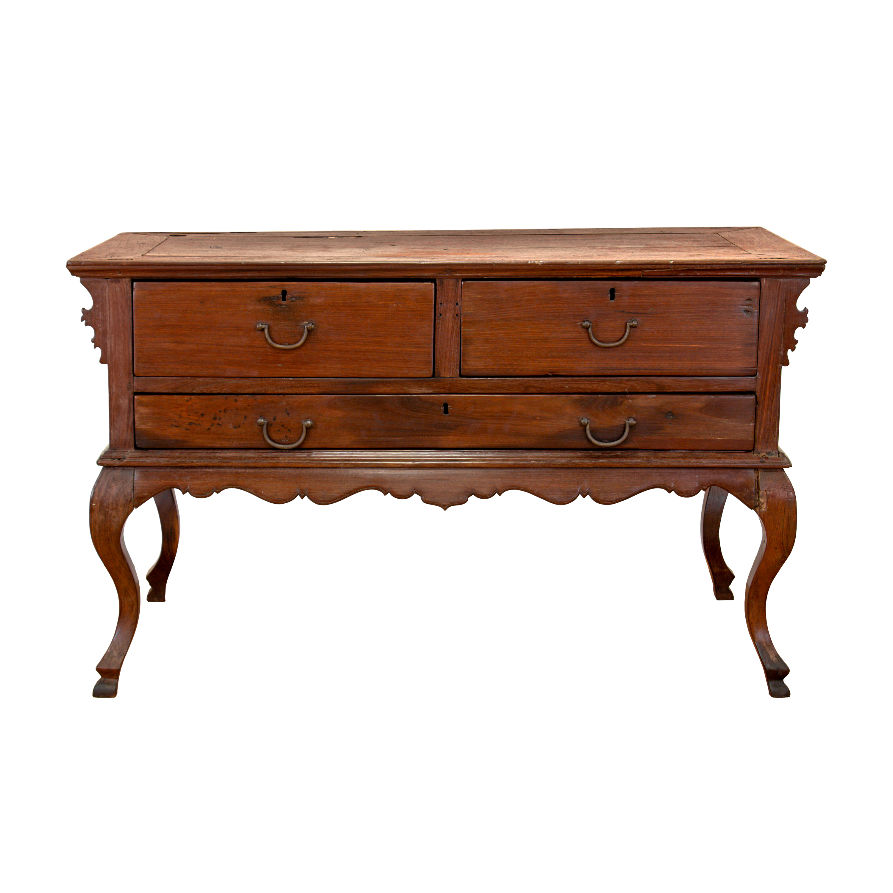 - A rare and original Rococo Revival altar table with hoof feet