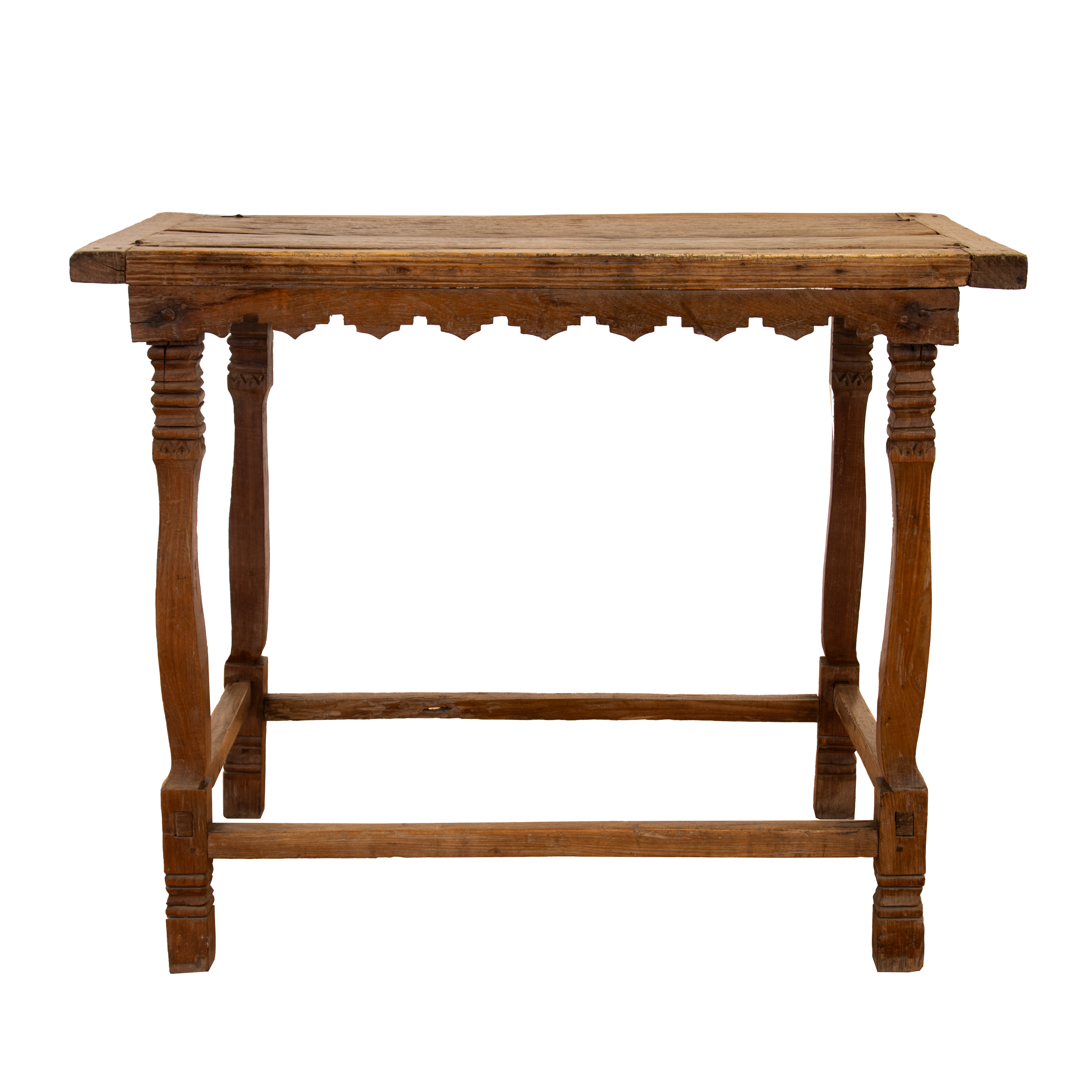 - A rustic all-around church table