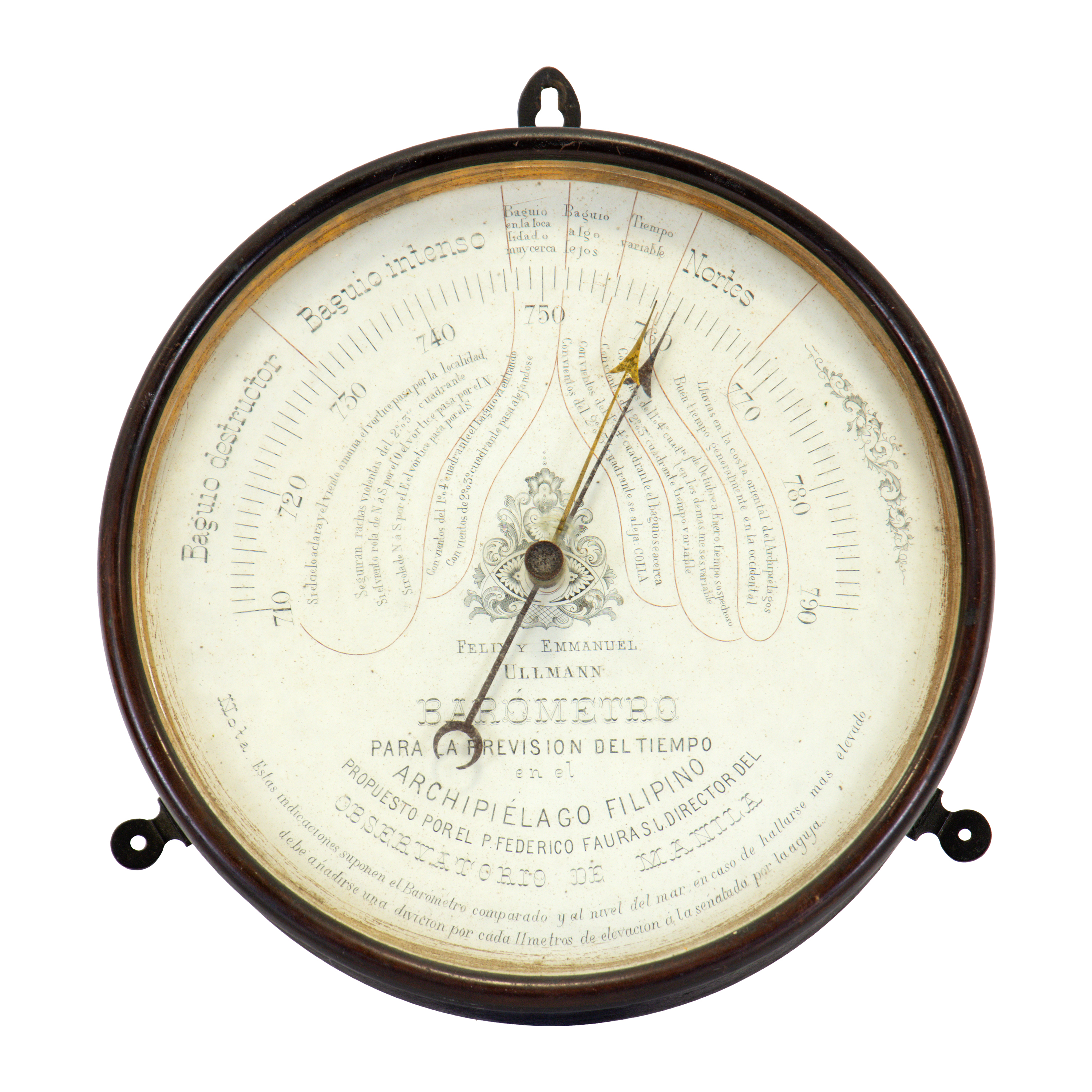 La Estrella del Norte - An antique 'Padre Faura' barometer designed by ...